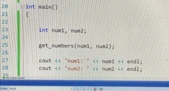 Solved Call by reference exercise Write a program that swaps | Chegg.com