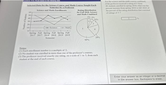 Solved Notesi (1) Eacle enrollment number is a multiple of | Chegg.com