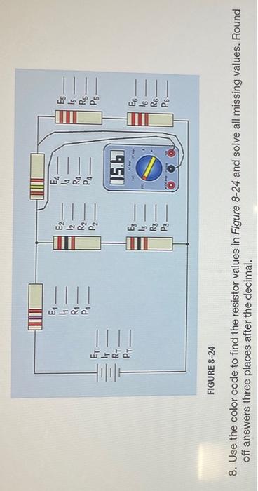 Solved FIGURE 8-24 8. Use the color code to find the | Chegg.com