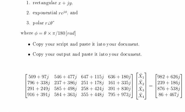 Solved need help to solve this system of equations and | Chegg.com