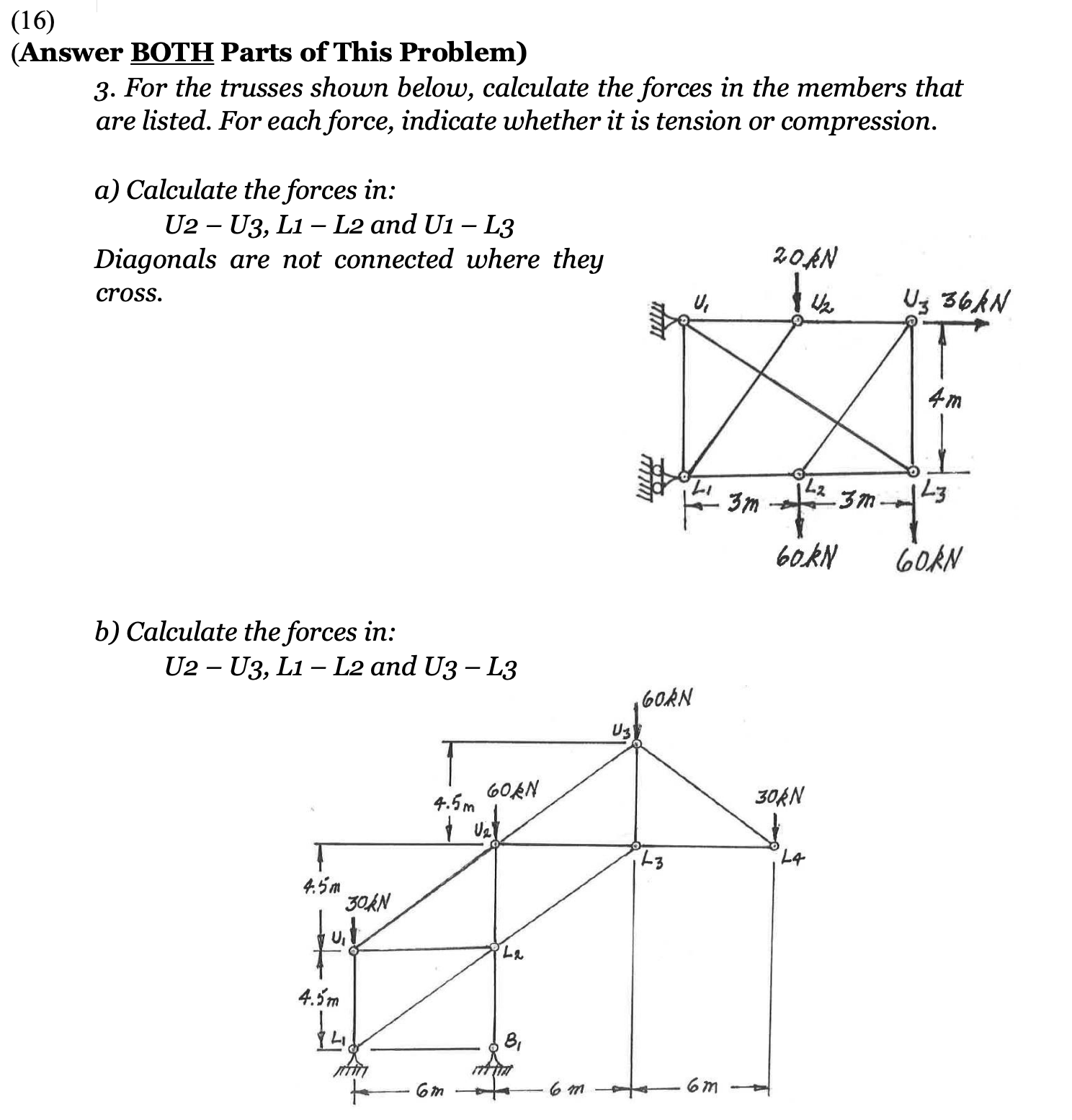 Solved (Answer BOTH Parts of This Problem) ﻿For each | Chegg.com