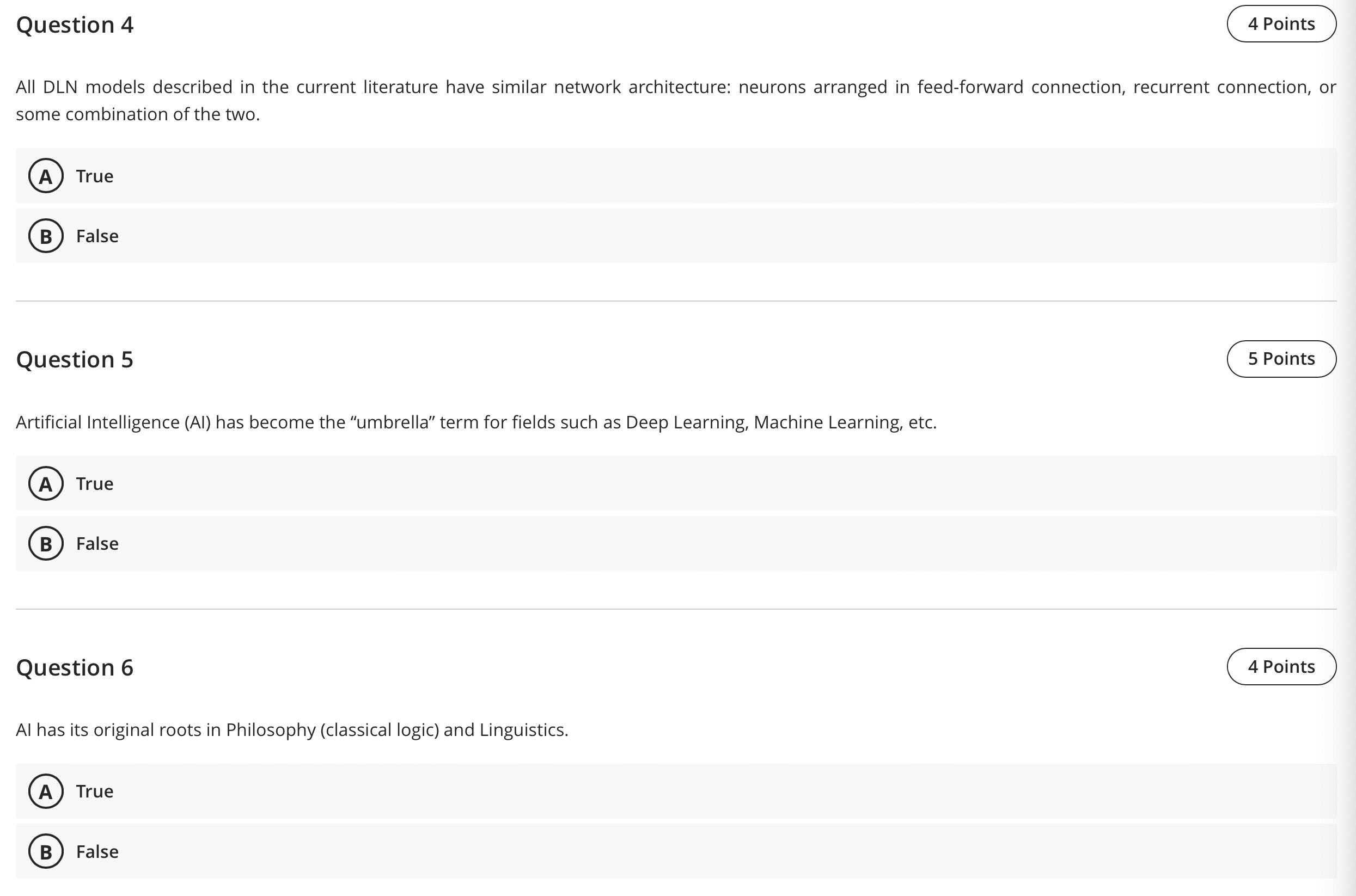 Solved Question 4All DLN models described in the current | Chegg.com