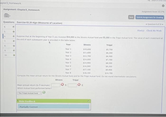 Solved apter3_Homework Assignment: Chapter3_Homework | Chegg.com