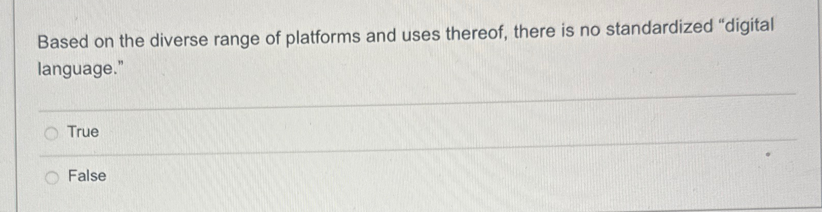 Solved Based on the diverse range of platforms and uses | Chegg.com