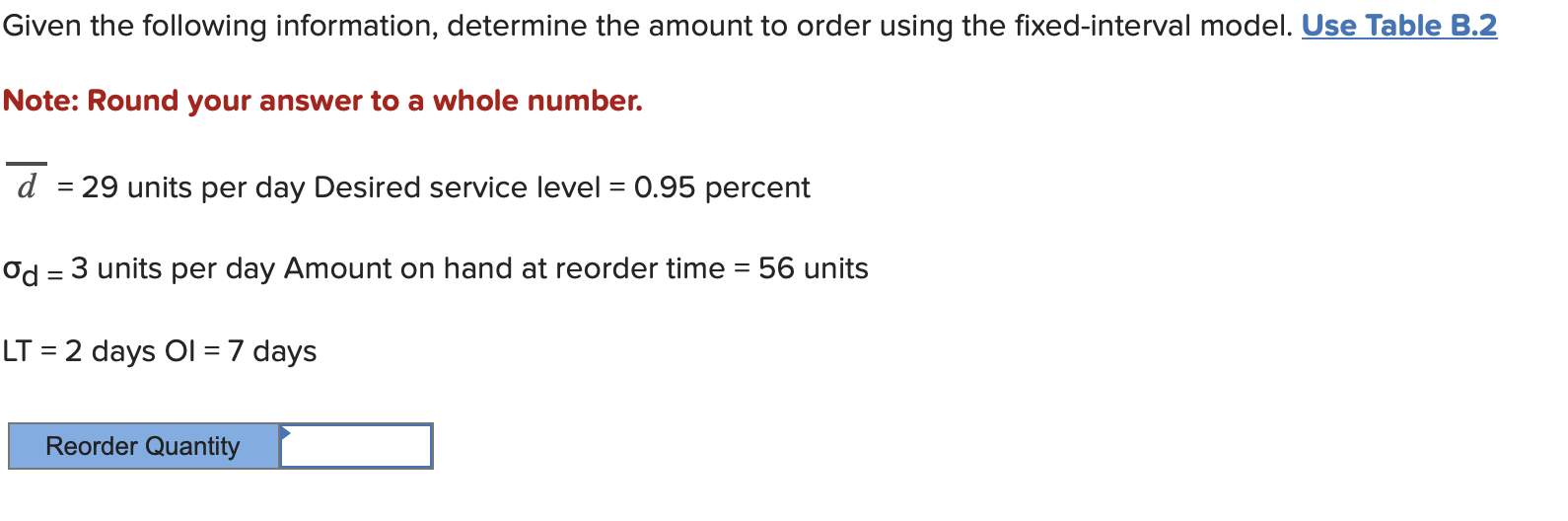 Solved Given the following information, determine the amount | Chegg.com