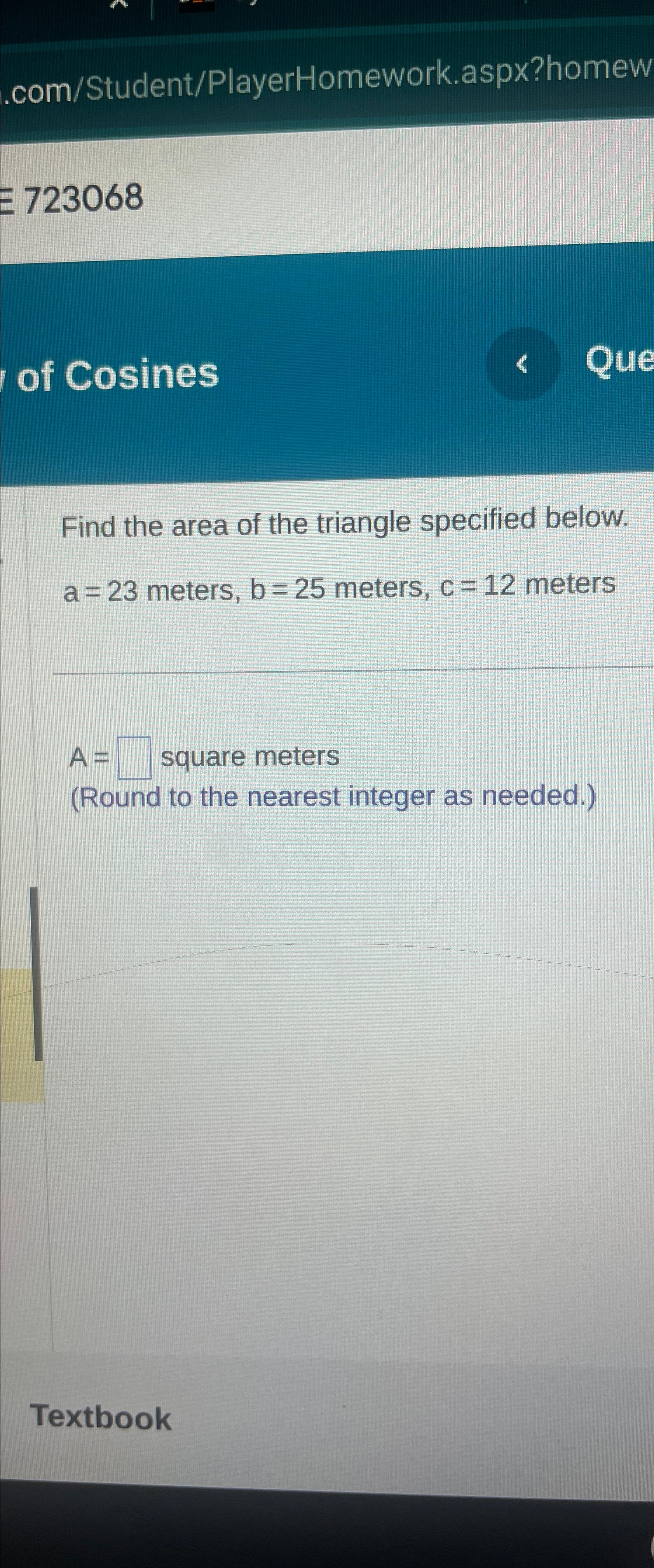 Solved .com/Student/PlayerHomework.aspx?homew=723068of | Chegg.com
