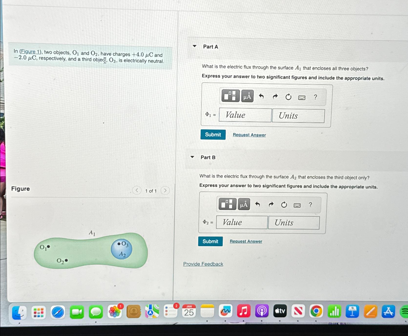 Solved In (Figure 1), two objects, O_(1) and O_(2), have | Chegg.com