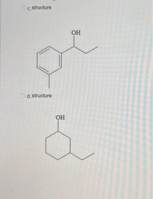 Solved a. structure b. structure c. structure d. | Chegg.com