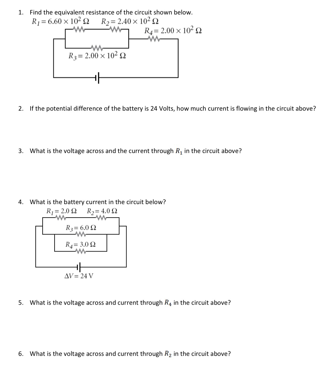Solved Find the equivalent resistance of the circuit shown | Chegg.com