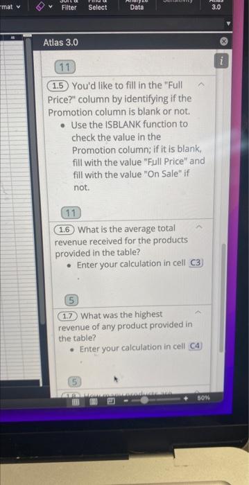 1) Inventory You have been asked to do some more | Chegg.com