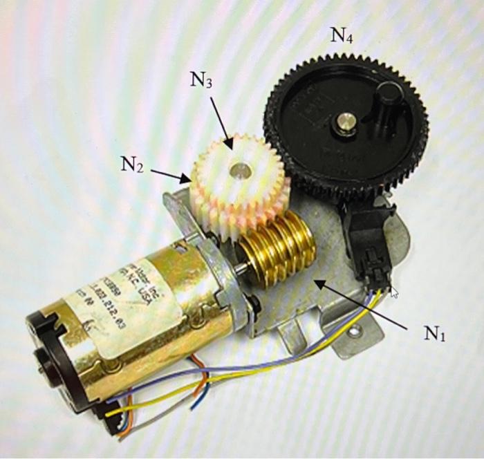 Given the window motor drive shown below, determine | Chegg.com