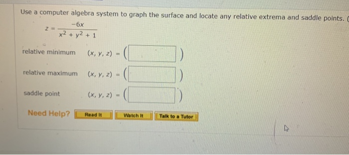 Solved Use a computer algebra system to graph the surface | Chegg.com