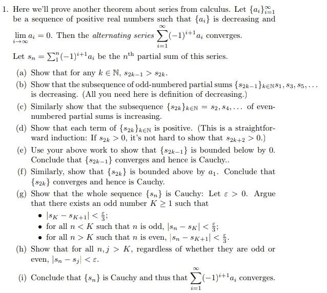 Solved This is a Math Analysis class. I have managed to | Chegg.com