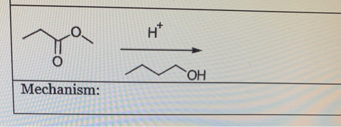 Solved H OH Mechanism: | Chegg.com