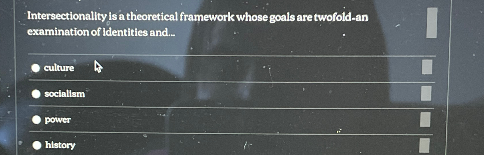 Solved Intersectionality is a theoretical framework whose | Chegg.com