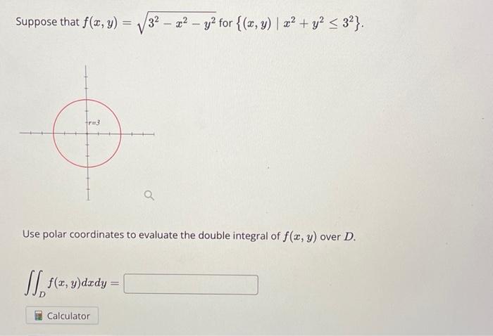 Solved Use a double-iterated integral to find the volume of | Chegg.com