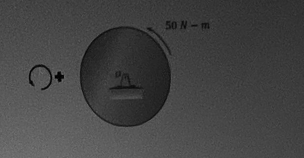 Solved Problem 3 ( 25 points): The disc below is pinned at O | Chegg.com