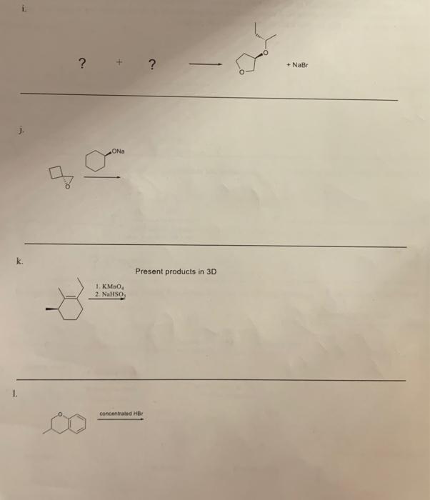 Solved 3. Write the product/s in each of the following | Chegg.com