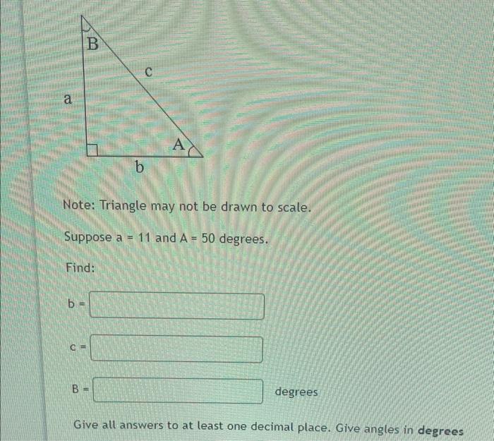 Solved Note: Triangle may not be drawn to scale. Suppose | Chegg.com