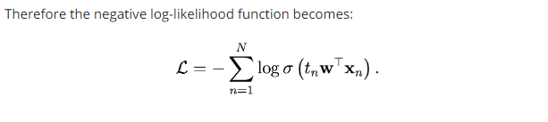 Solved Therefore the negative log-likelihood function | Chegg.com