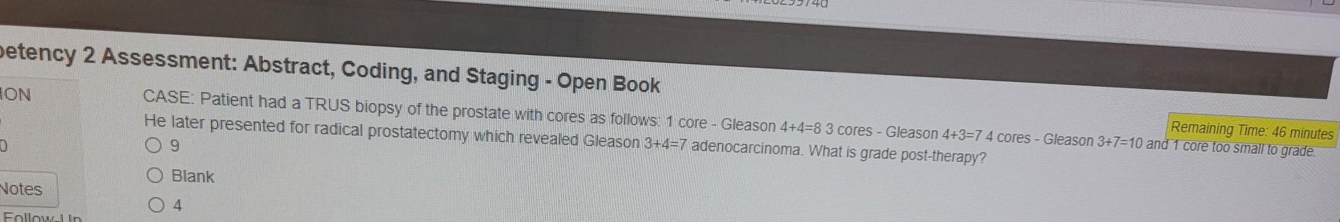 Solved petency 2 Assessment: Abstract, Coding, and Staging - | Chegg.com