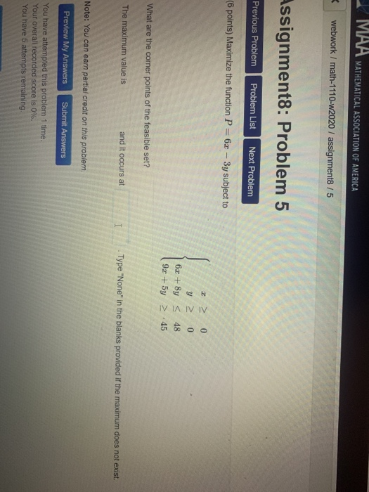 Solved webwork/math-1110-w2020 / assignments / 4 | Chegg.com