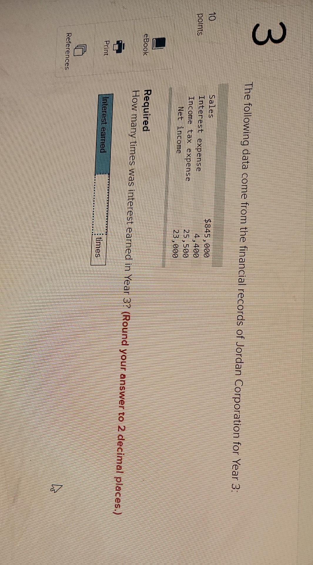 Solved 3 The following data come from the financial records | Chegg.com