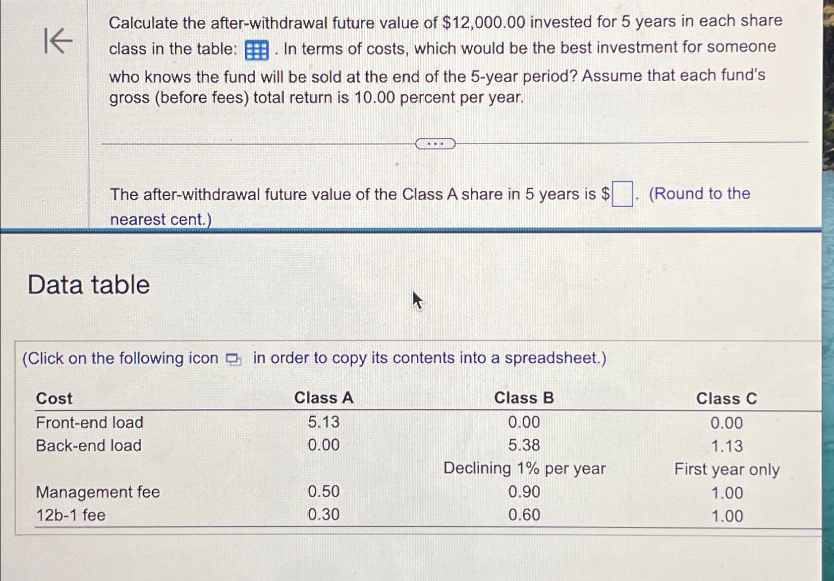 Solved Calculate the after-withdrawal future value of | Chegg.com