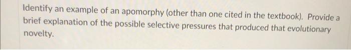 Solved example should be a bit rare and different to obvious | Chegg.com