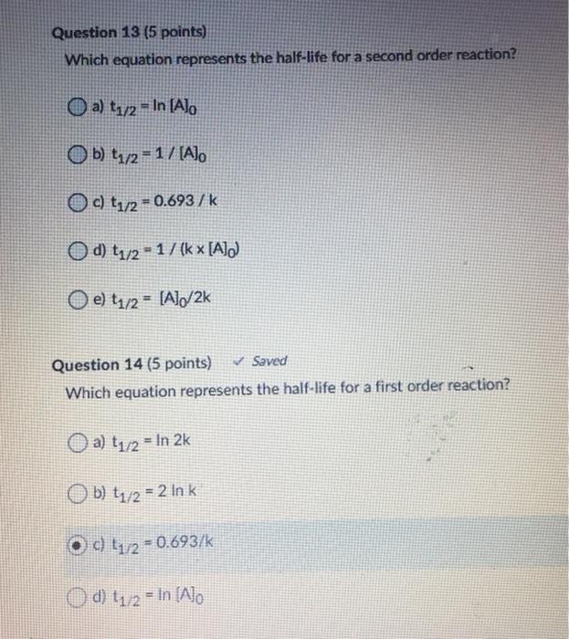 Solved Question 13 (5 points) Which equation represents the | Chegg.com