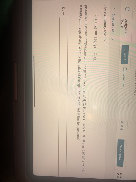 Solved Resources Assignment Score: 100/300 Hint Check Answer | Chegg.com