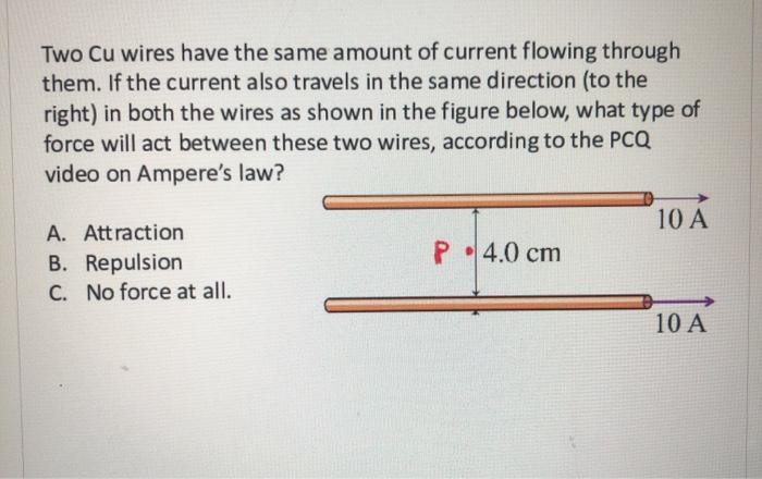Solved A long-straight wire carries a current as shown in | Chegg.com