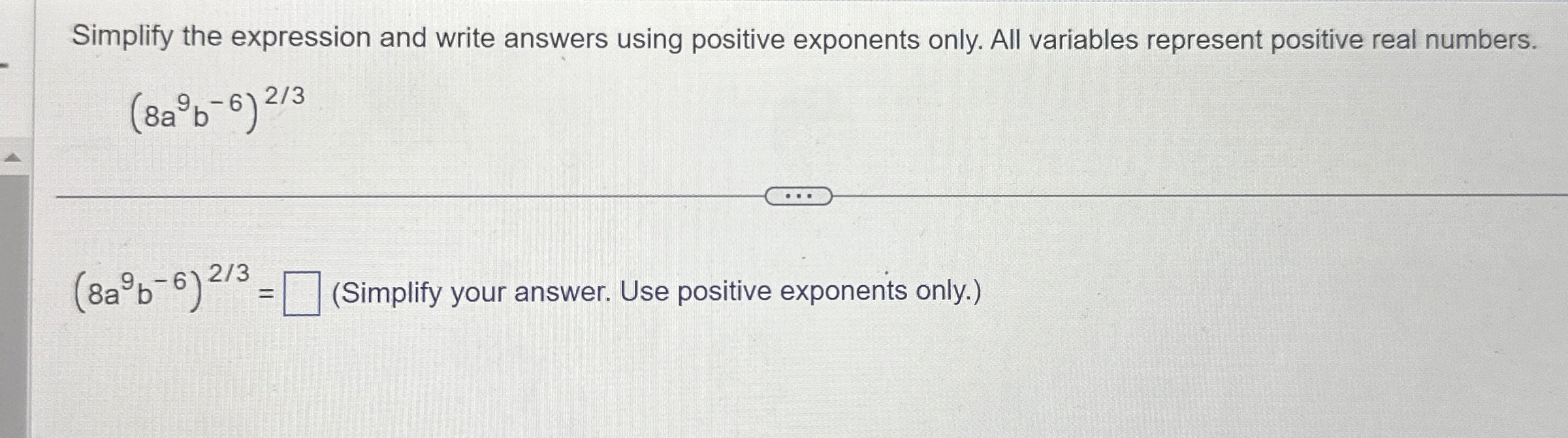 Solved Simplify the expression and write answers using | Chegg.com