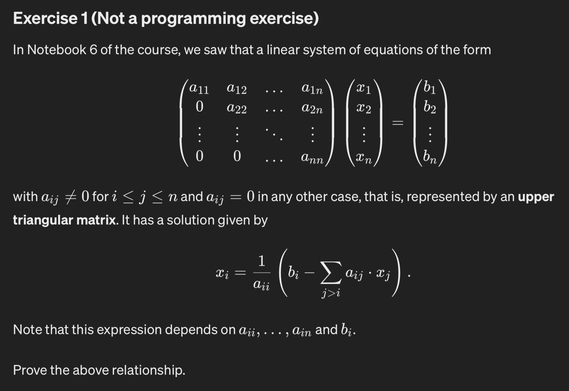 Solved Exercise 1 Not A Programming Exercisein Notebook 6 9148