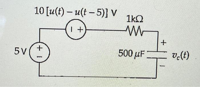 Solved Find the final capacitor voltage | Chegg.com