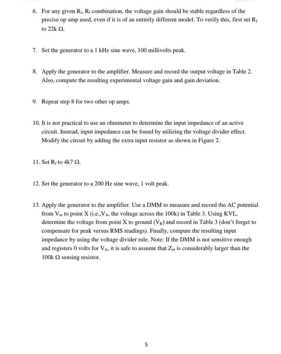 Solved Experiment No.1 Experiment Title: Non-inverting | Chegg.com
