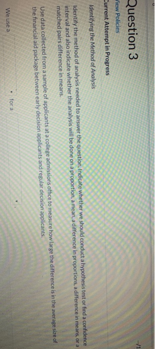 Solved --/1 Question 1 View Policies Current Attempt in | Chegg.com