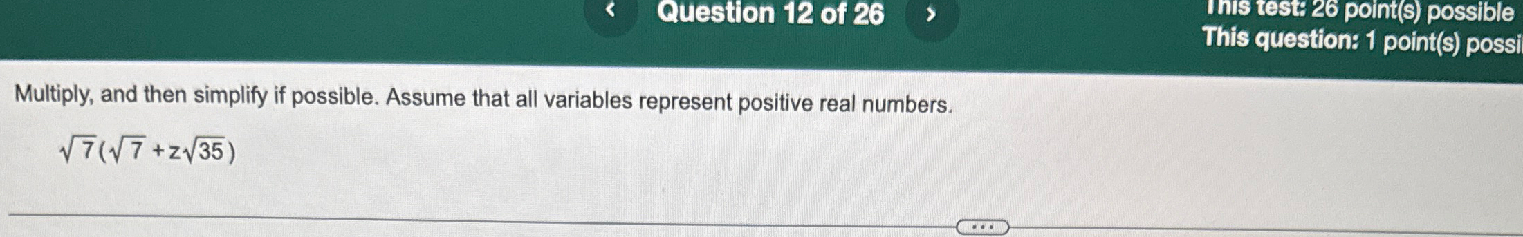 Solved Multiply, and then simplify if possible. Assume that | Chegg.com