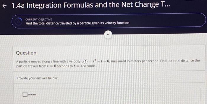 Solved + 1.4a Integration Formulas and the Net Change T... | Chegg.com