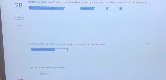 Solved A sample of 40 observations is selected from one | Chegg.com