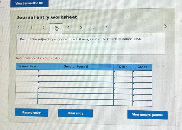 Solved Journal entry worksheet Record the adjusting entry | Chegg.com