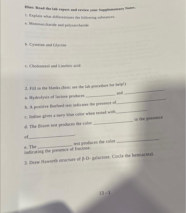 Solved 2. Fill in the blanks.(hint: see the lab procedure | Chegg.com