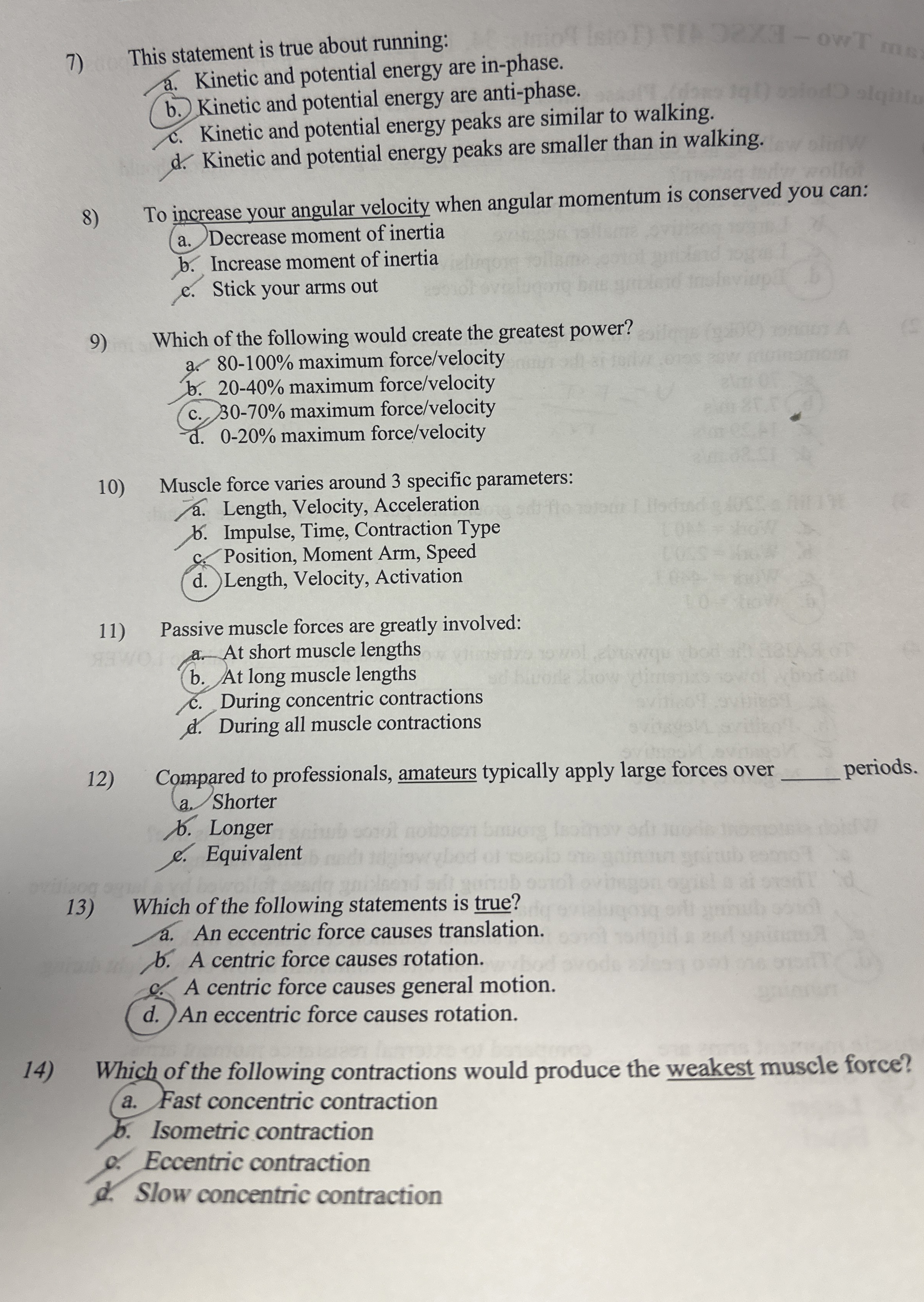 Solved This statement is true about running:a. ﻿Kinetic and | Chegg.com