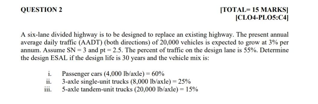 Solved QUESTION 2 [TOTAL= 15 MARKS] [CLO4-PLO5:04] A | Chegg.com