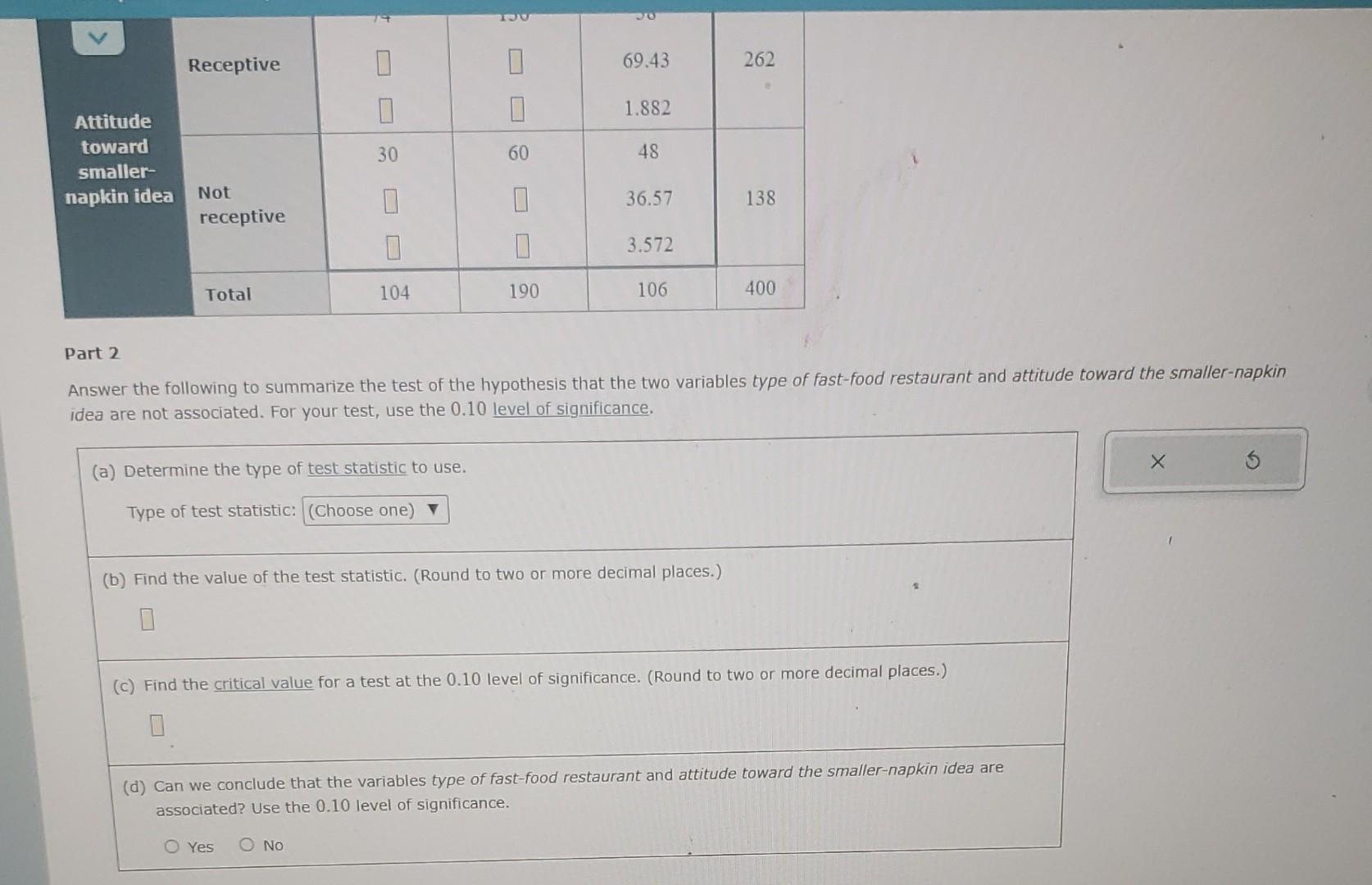 Solved Fast-food restaurants may be able to decrease yearly | Chegg.com