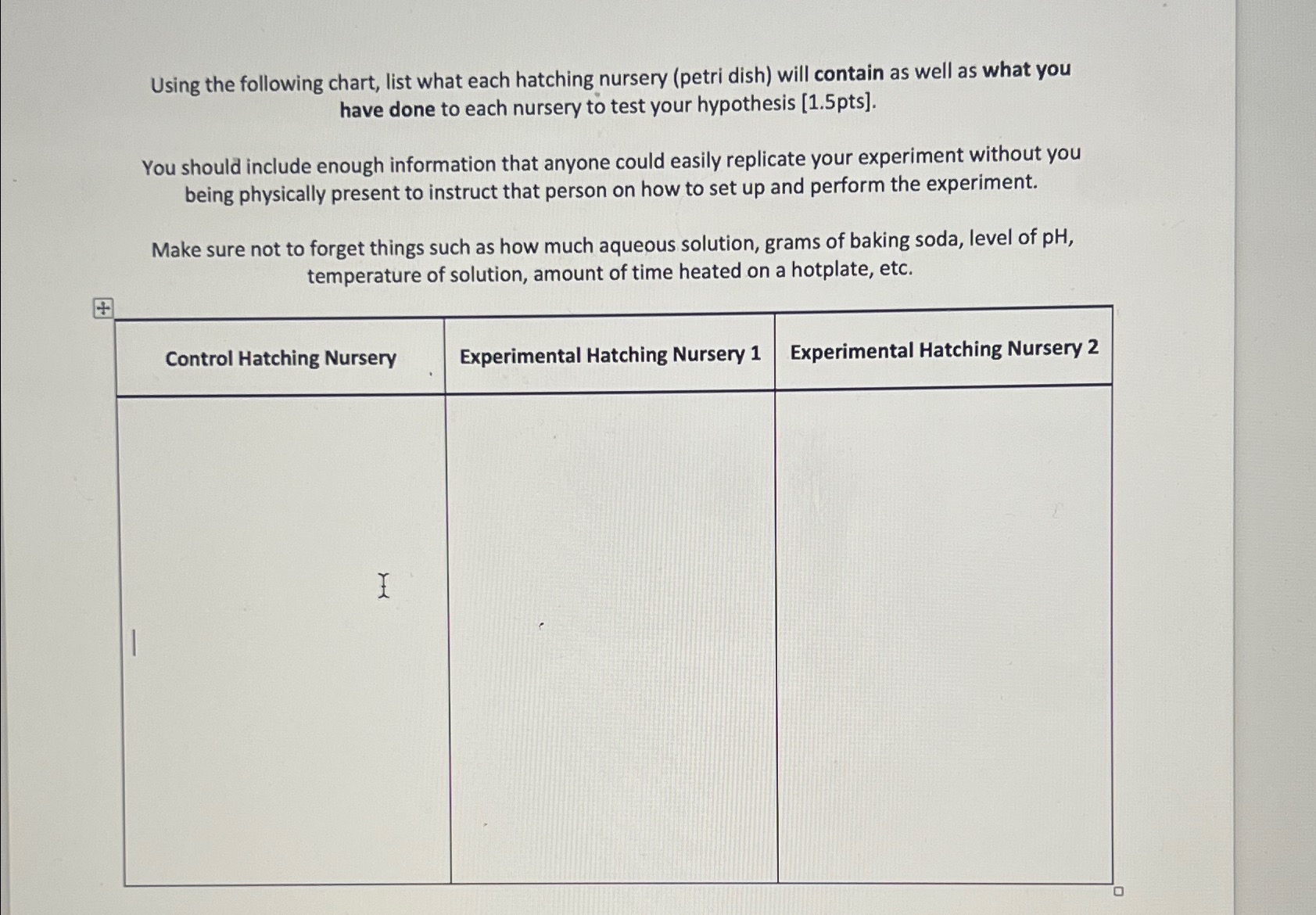 Solved Using the following chart, list what each hatching | Chegg.com
