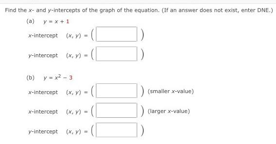Solved Find the x- and y-intercepts of the graph of the | Chegg.com