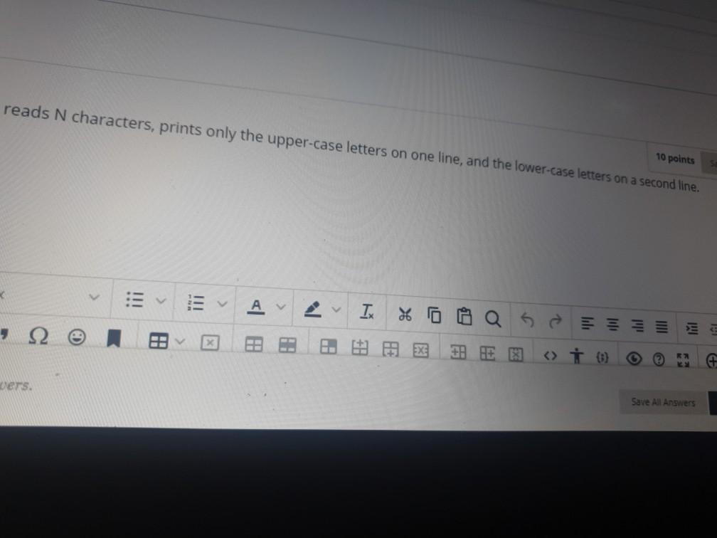 Solved QUESTION 1 Upper-case and Lower-case Letters Write a | Chegg.com