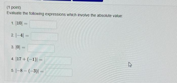 Solved (T point) Evaluate the following expressions which | Chegg.com
