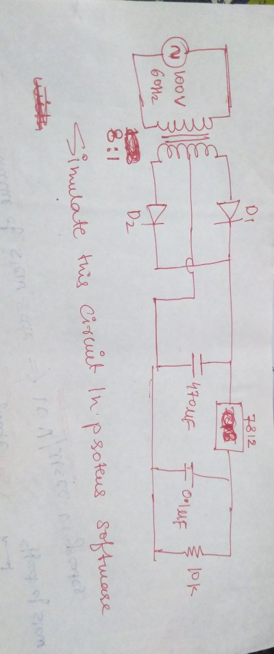 Solved simulate the circuit in proteus software take | Chegg.com